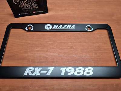 RX-7 1988 License Plate Frame | eBay