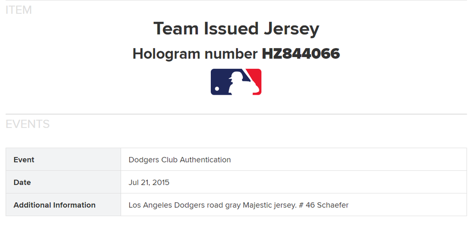 Bob Schaefer Team Issued Away Grey Majestic Jersey Dodgers XL / Xlarge ...