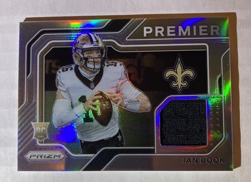 Ian Book 2021 Prizm Premier Patch Rookie Card Silver. Saints NFL. RC ...