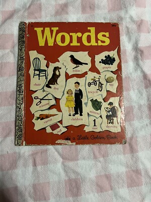 LITTLE GOLDEN BOOK WORDS 45 1978 43RD EDITION | eBay