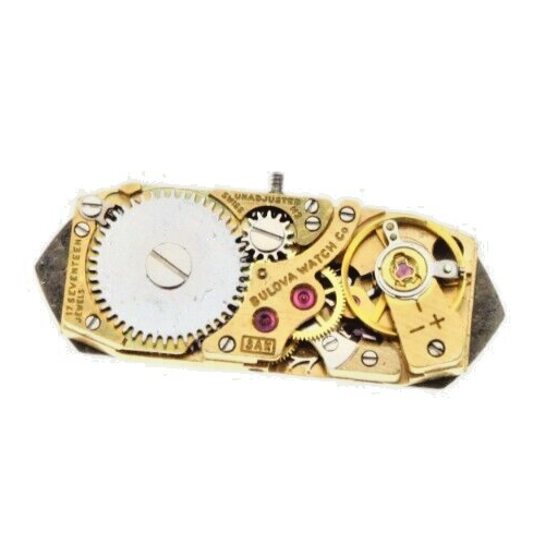 Bulova Model 3AK Used 17 J Watch Movement Size 3.75 x 9.25''' = 9 x 21 ...