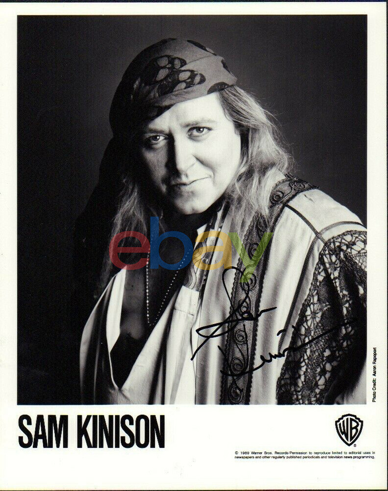 Sam Kinison rare comedian signed 8x10 publicity photograph Autographed ...