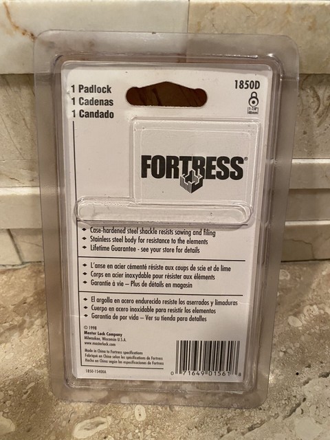 Master Lock 1850D Fortress Combination Padlock for sale online | eBay