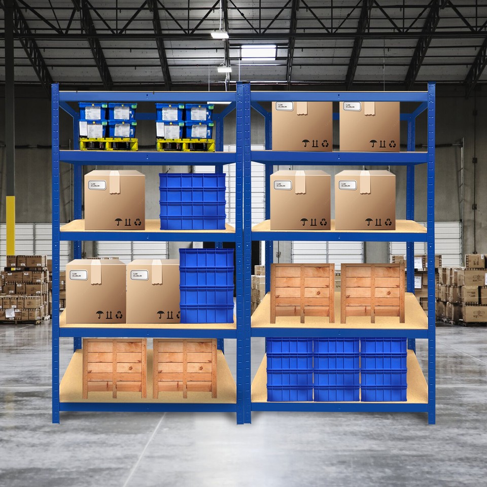 Muscle Rack 5-Shelf Heavy Duty Steel Garage Shelving Storage Shelves ...