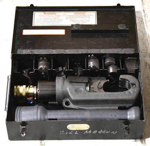 Burndy Y46C Hypress Hydraulic Crimper Tool 10,000PSI w/Dies | eBay