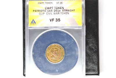 Civil War Token-G.B. McClellan/One Cent. ANACS VF-35. Straight Clip ...