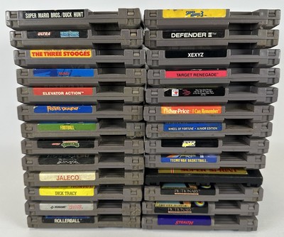 LOT OF 26 - NES ORIGINAL NINTENDO CART GAMES *UNTESTED* SUPER MARIO ...