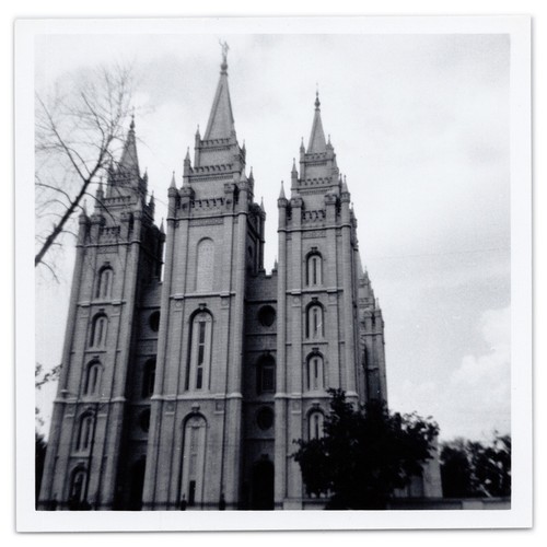 Salt Lake City LDS Temple - 1966 Photograph - Mormon Square Church ...