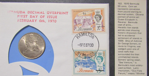 1970 Bermuda 5 PNC First Day Issue w/info | eBay
