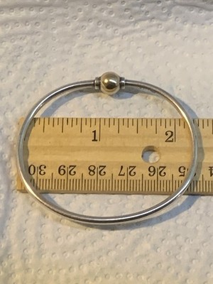 Original EDEN HAND ARTS 925 SILVER AND 14K GOLD, SCREWBALL CAPE COD ...