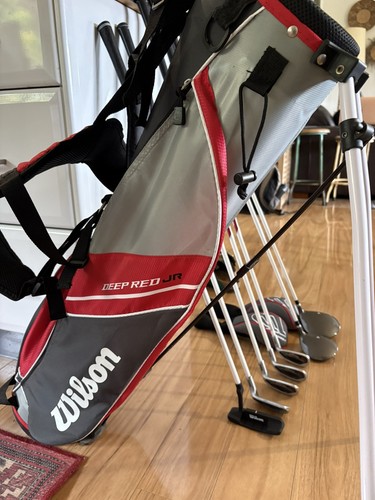 Wilson Deep Red Junior Complete Club Set 11-14 years Right Hand ...