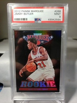 PSA 9 MINT 2012 PANINI MARQUEE ROOKIE HOLOFOIL JIMMY BUTLER NO. 168 ...
