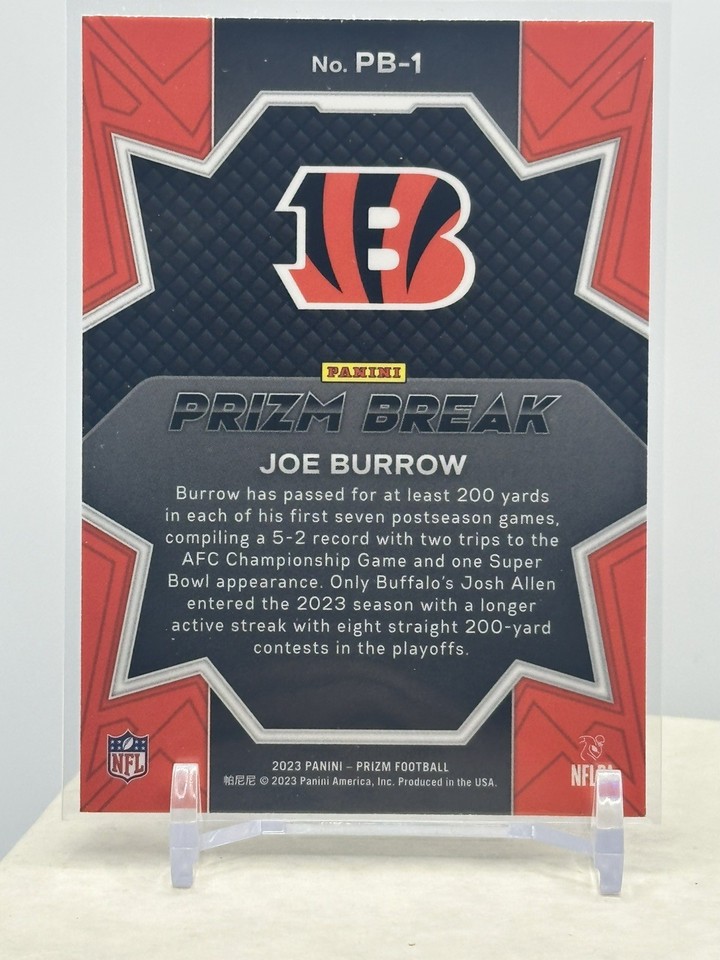 2023 Panini Prizm - Prizm Break Joe Burrow #PB-1 | eBay