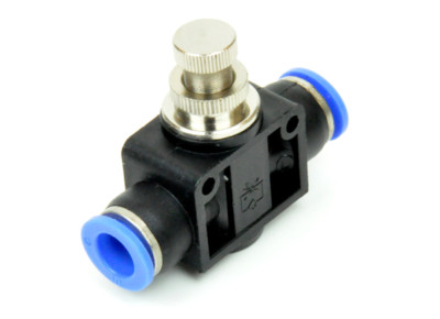 Pneumatik Drosselrückschlagventil 10mm Drosselventil Steckverbindung ...