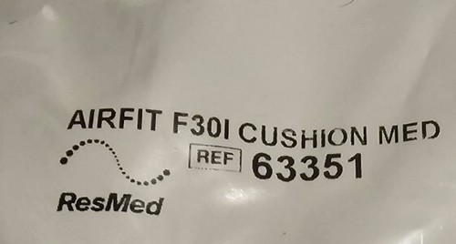 Resmed Airfit F30I Medium Cushion 63351 Lot Of 4 No Reserve | eBay