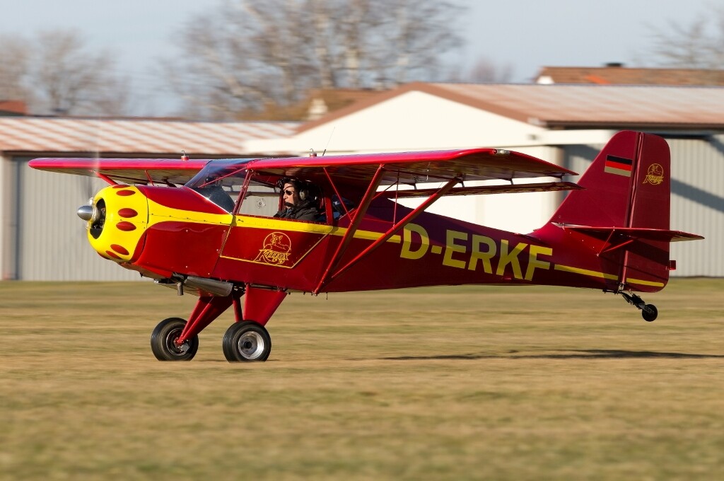 Kitfox Classic IV Ultralight Airplane Desktop Wood Model Small Free ...