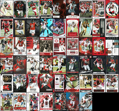 JULIO JONES Football Card Lot of 52 Including RC Atlanta Falcons | eBay
