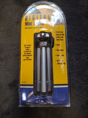 New Digital Concepts Mini TR-036CL Tripod with Extension Legs & Tilt ...