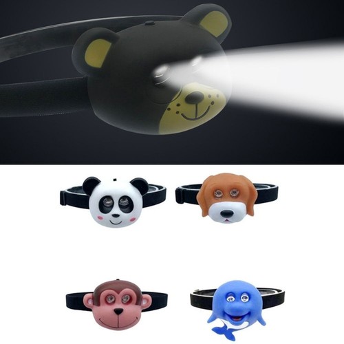 Headband Cartoon Animal Headlamp Kids Gift Child's Headlight SOS ...