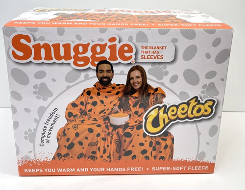 Snuggie Cheetos Wearable Soft Fleece Blanket Sleeves Christmas Gift ...