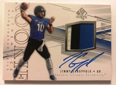 2014 Jimmy Garoppolo SP Authentic Auto Autograph Rookie RC /350 RAIDERS ...