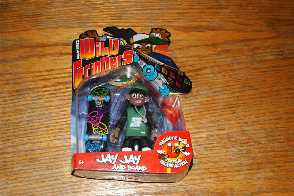 Wild Grinders Jay Jay Lil Rob Meaty Emo Cry with Skateboards 4 Pack ...