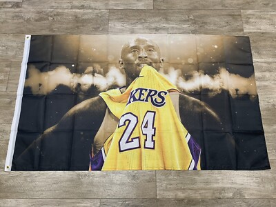 LA Lakers Kobe Flag 3x5 Banner Lebron Davis Gigi Mamba Mentality MVP ...