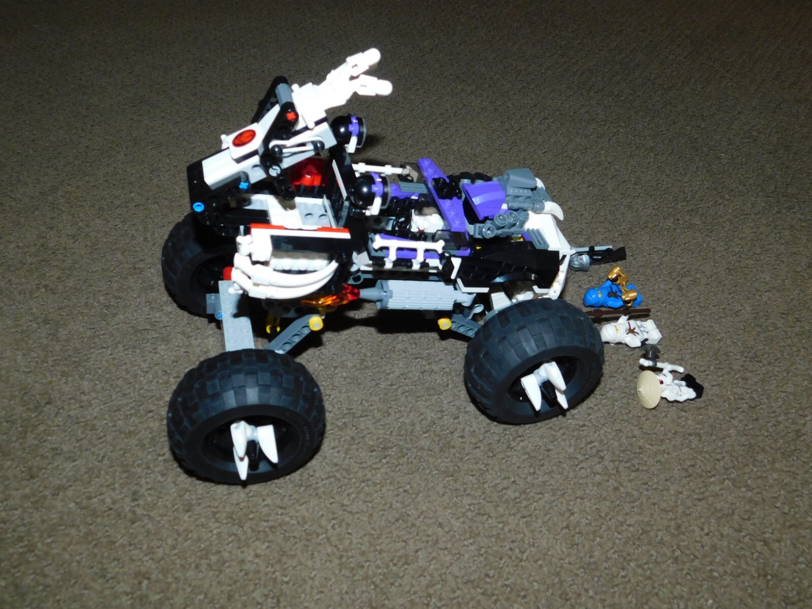 COMPLETE LEGO Ninjago Skull Truck (2506) w figures and instructions! | eBay