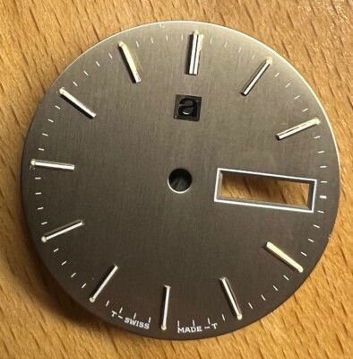 Atlantic Blank Watch Dial Disc Part 28.5mm Swiss Made Date at 3 ...