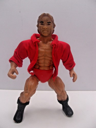 1985 AWA REMCO LARRY ZBYSZKO Vintage Wrestling Figure JACKET WCW NWA ...