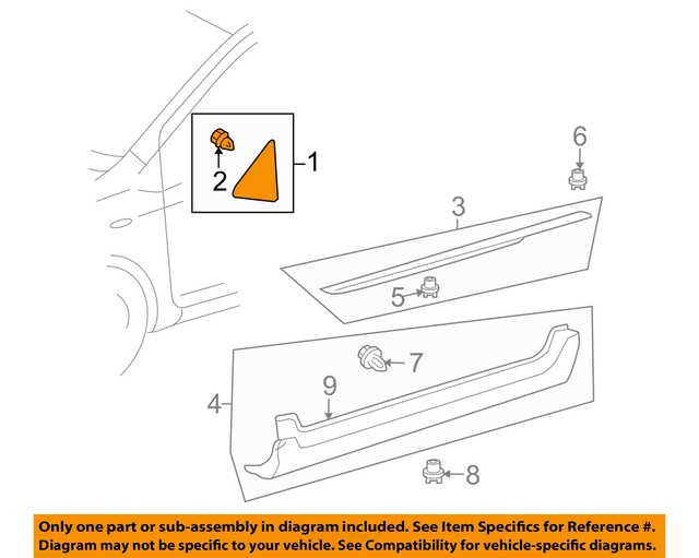 60117-52030 Toyota Cover SUBAssy FR Genuine OEM Part for sale online | eBay
