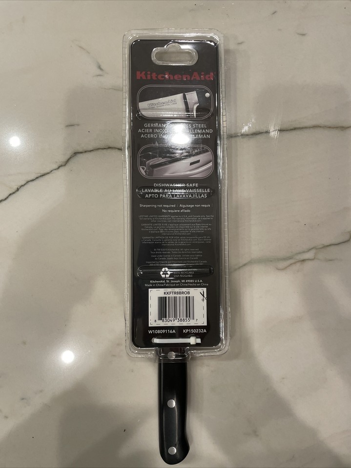 KitchenAid KKFTR8BROB Classic Forged Series Triple Rivet Serrated Bread ...