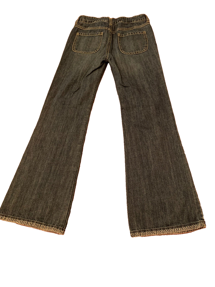 GYMBOREE SNOWFLAKE SHIMMER WINTER CHEER SNOWFLAKE DENIM JEANS SZ 12 ...