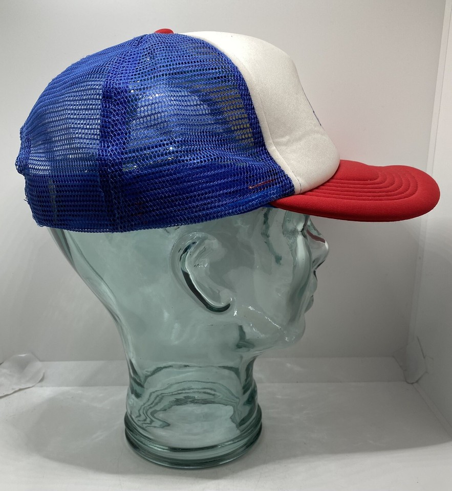 Pabst Blue Ribbon PBR Foam Trucker Mesh Back Hat Adjustable SnapBack ...