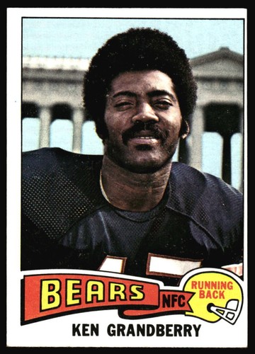 1975 Topps Ken Grandberry Rookie #406 Chicago Bears | eBay