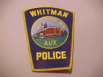 WHITMAN MASSACHUSETTS AUX. POLICE PATCH SHOULDER SIZE UNUSED | eBay
