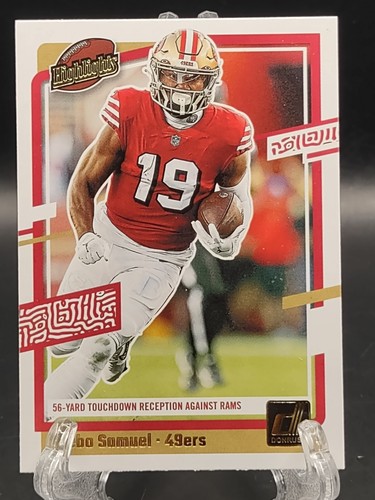 2023 Panini Donruss Deebo Samuel Highlights #H-DS San Francisco 49ers ...