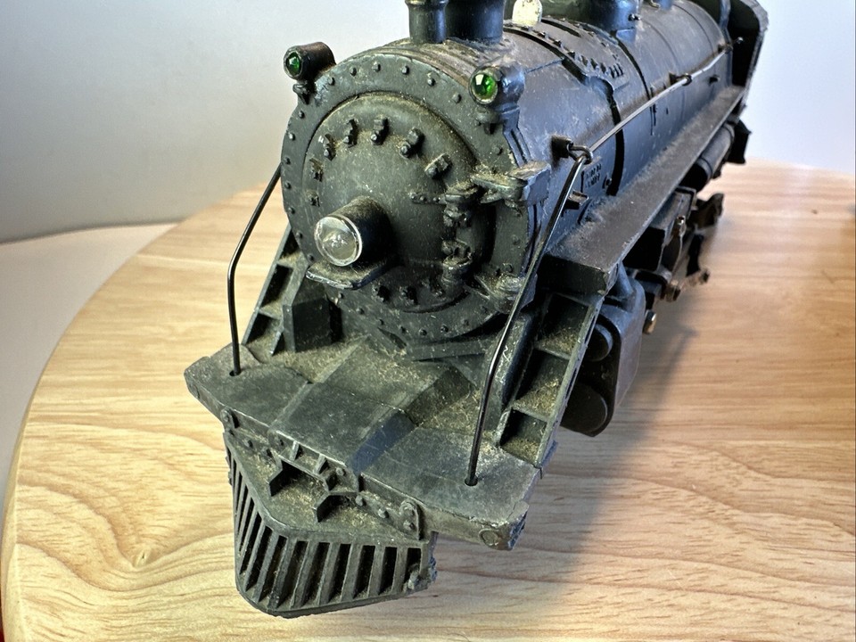 POSTWAR LIONEL O GAUGE 224 BLACKENED HANDRAILS 2-6-2 RUNS F/R WITH ...