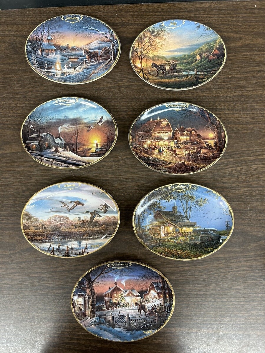 Terry Redlin Plate Values RARE Terry Redlin “Woodland Canoe”
