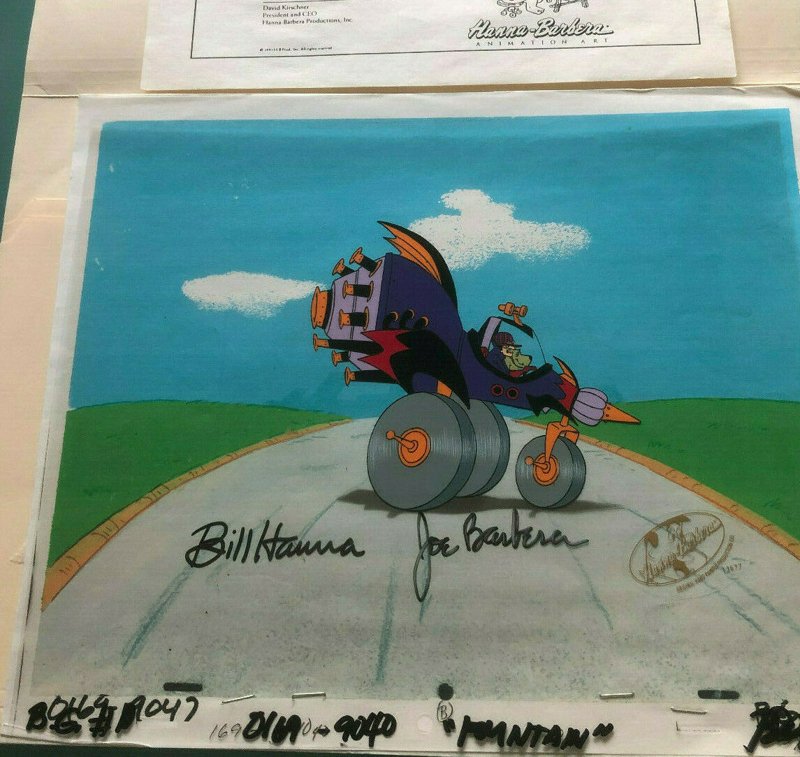 Animated President Signing Bill