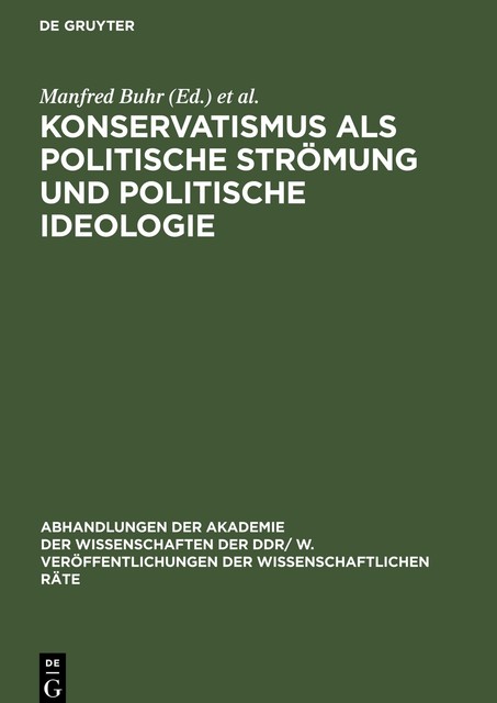 Konservatismus als Politische Strömung und Politische Ideologie von ...
