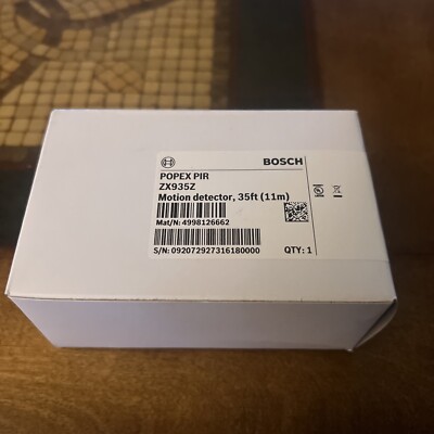 Bosch ZX935Z Popit 35ft Motion Detector Sensor, White / NEW | eBay