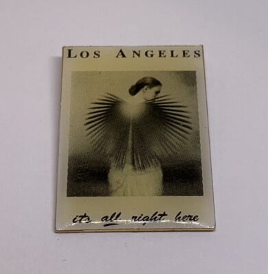 Los Angeles California Its All Right Here Angel Wings Fashion Model Pin ...