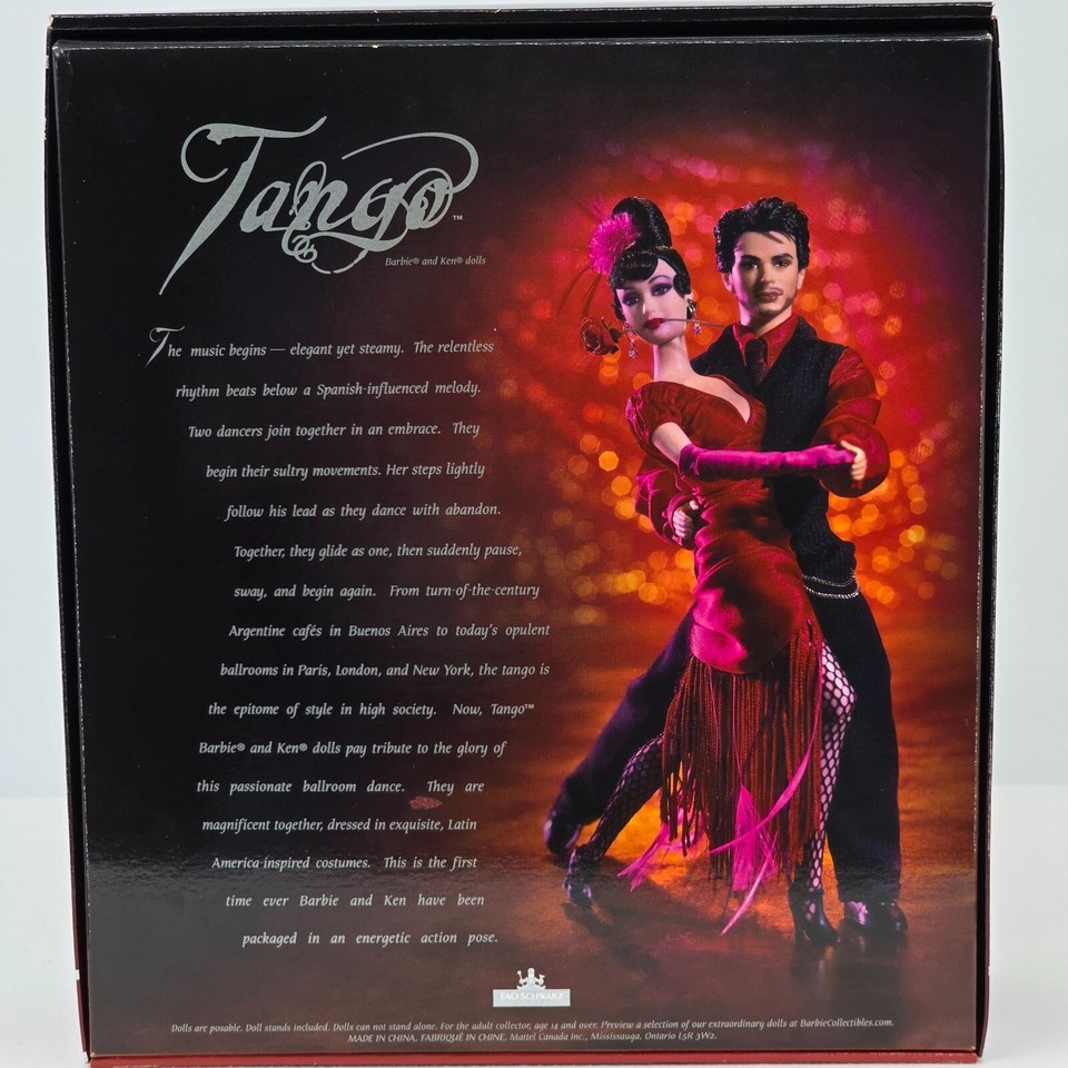 2002 Barbie & Ken Tango Dancing Couple LTD Ed Mattel FAO Schwarz NRFB ...