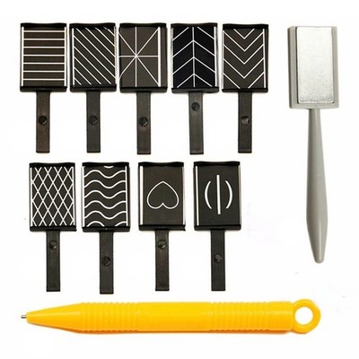 22Pcs/Set Nail Art Tool Stylet MagnÉtique pour DIY 3D Magnetic Cats ...