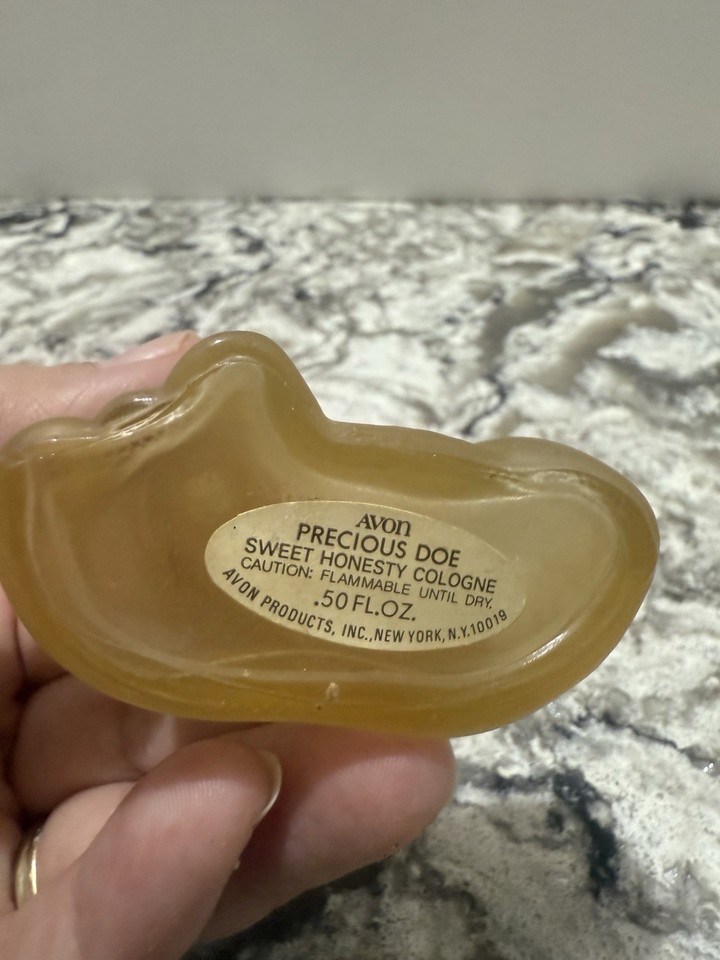 VINTAGE AVON PRECIOUS DOE DEER EMPTY PERFUME BOTTLE | eBay