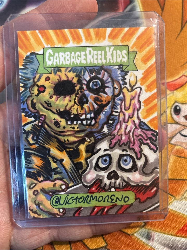 garbage pail kids 1/1 sketch Victor Moreno Super Fire Art | eBay