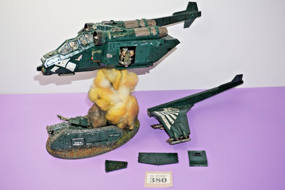 Warhammer 40k Imperial Guard Valkyrie with Forgeworld Upgrades | eBay UK