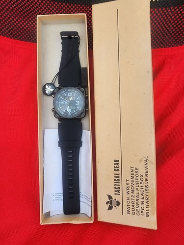 NEW IN BOX TACT LINE Tactical Military Grade Issued Revival Wristwatch ...