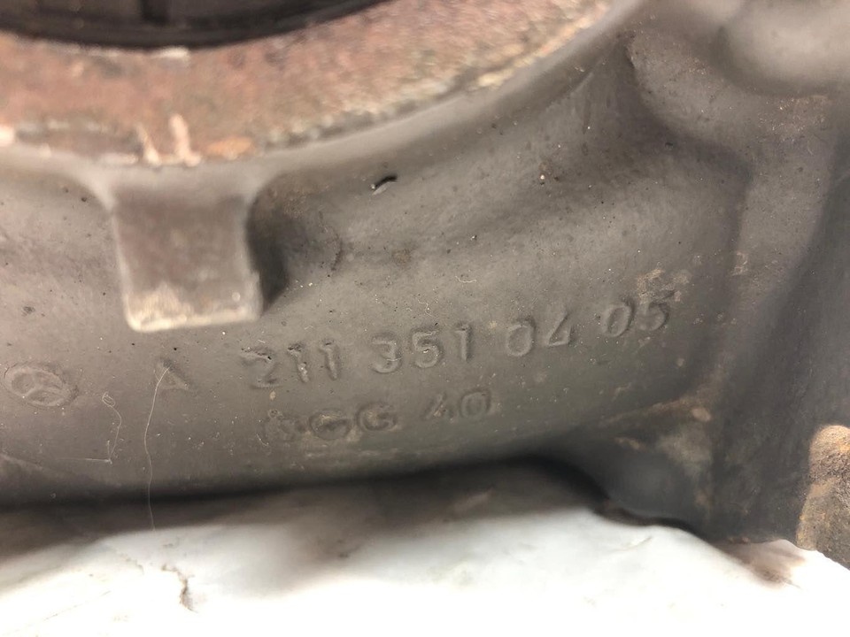 2007-09 Mercedes E350 W211 Type Rear Differential Carrier 116k OEM ...
